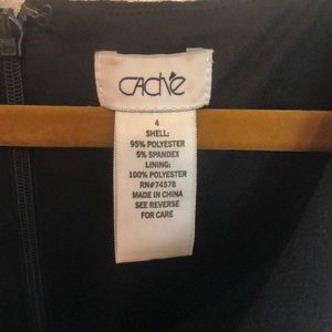 Cache | Dresses | Cache Black Dress W Belt | Poshmark